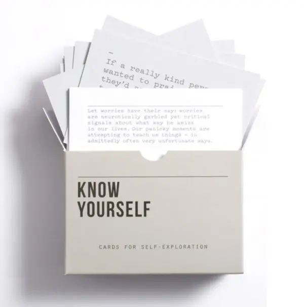 Know Yourself Prompt Cards - Saatchi Store