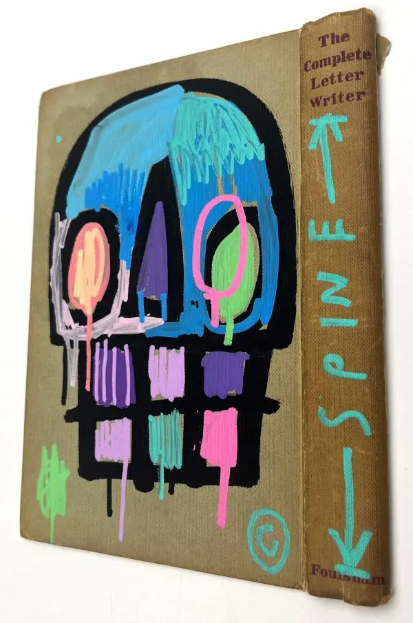 (Right) The Complete Letter Writer Book Cover by Skeleton Cardboa ...