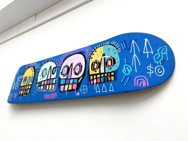 Gang Of Four Skate Deck (1) by Skeleton Cardboard - Saatchi Store