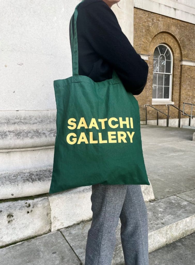 Green and Yellow Saatchi Gallery Bag - Saatchi Store